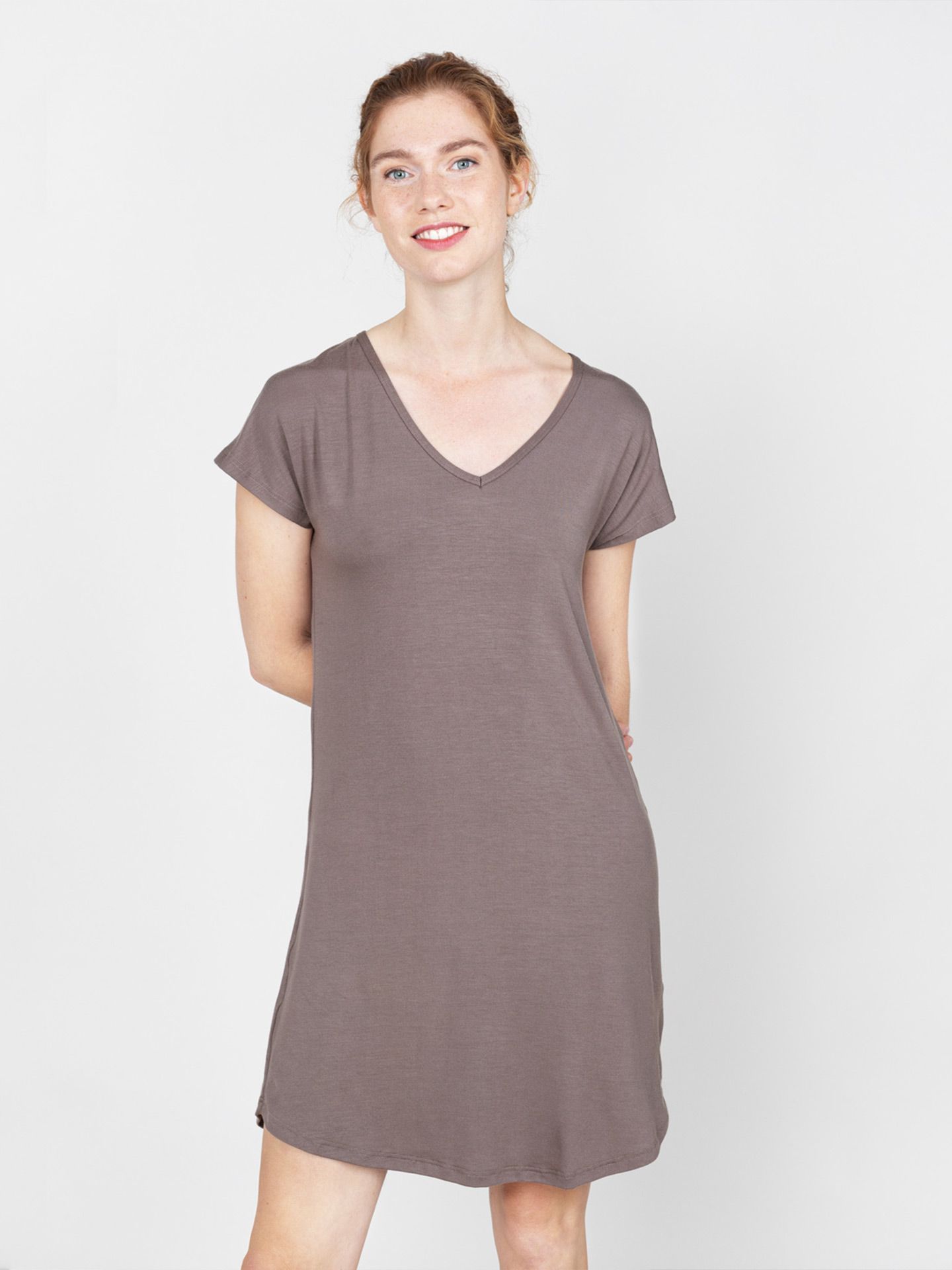 Mona Nightgown mocha, 42